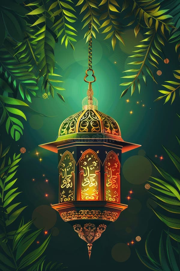 Islamic Lamp in Forest stock photo. Image of nature - 372226740