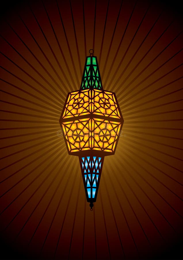 Islamic Lamp for Ramadan / Eid Celebrations Stock Vector - Illustration ...