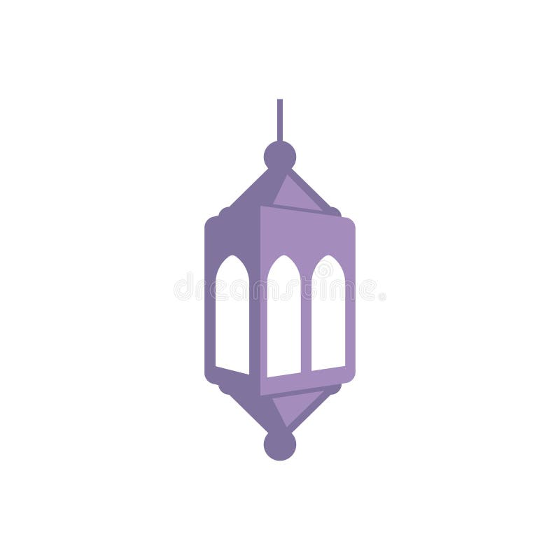 Islamic lanterns icon stock vector. Illustration of mubarak - 305838663