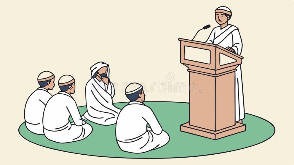 Islamic Lecture Scene, Speaker and Audience in Educational Setting ...