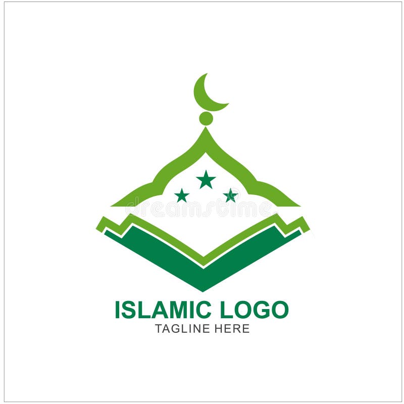 Islamic Logo Design Template Stock Vector - Illustration of association ...