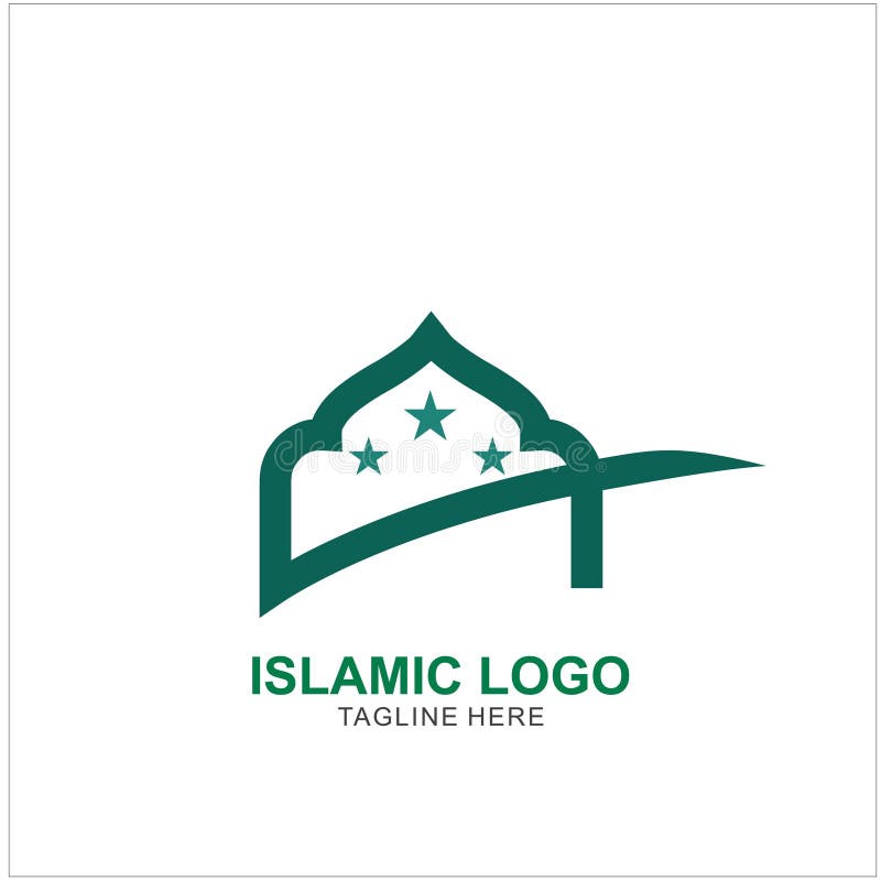 Islamic Logo Design Template Stock Vector - Illustration of logo, islam ...