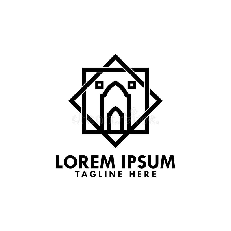 Islamic Logo Design Template Vector Stock Vector - Illustration of ...