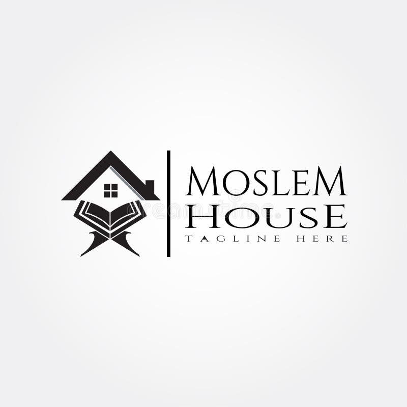 Islamic Logo Template,house and Quran Icon Combination ,illustration ...