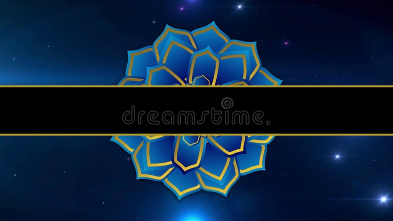 Islamic Mandala Rotate with Unique Background Stock Footage - Video of ...