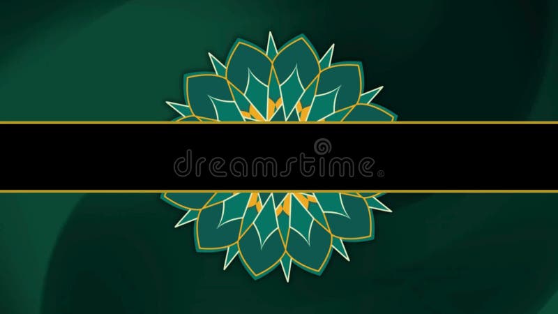 Islamic Mandala Rotate with Unique Background Stock Video - Video of ...