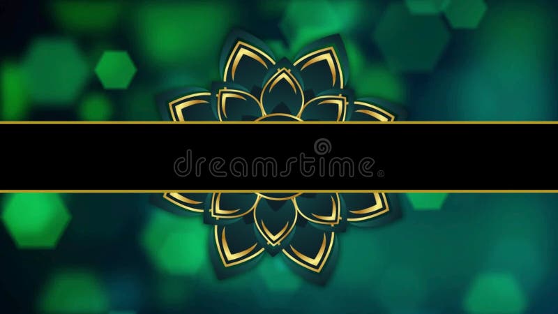 Islamic Mandala Rotate with Unique Background Stock Footage - Video of ...