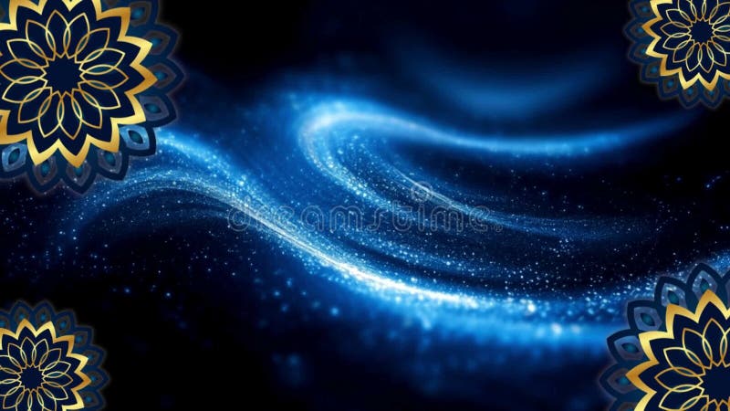 Islamic Mandala Rotate with Unique Background Stock Video - Video of ...