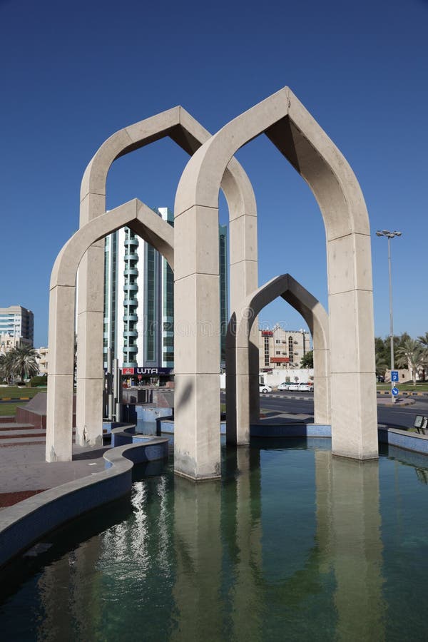 Islamic Monument in Ajman editorial stock photo. Image of arab - 23210188