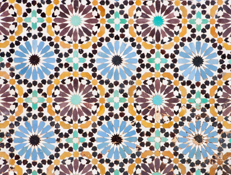 Islamic Mosaic stock image. Image of blue, architecture - 19082029