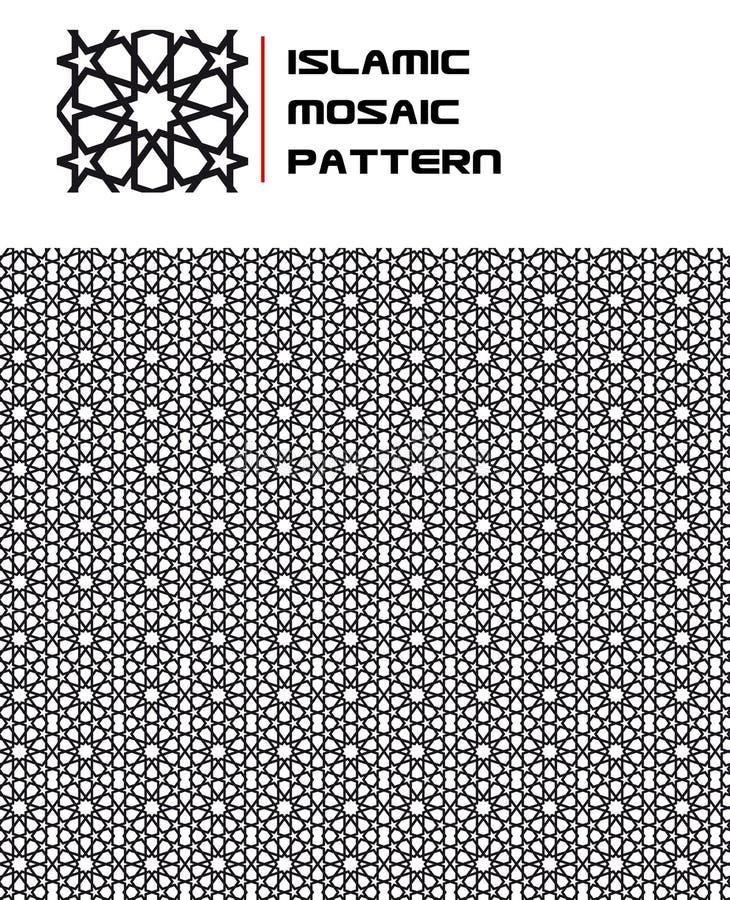 Islamic Mosaic Seamless Pattern Stock Vector - Illustration of abstract ...