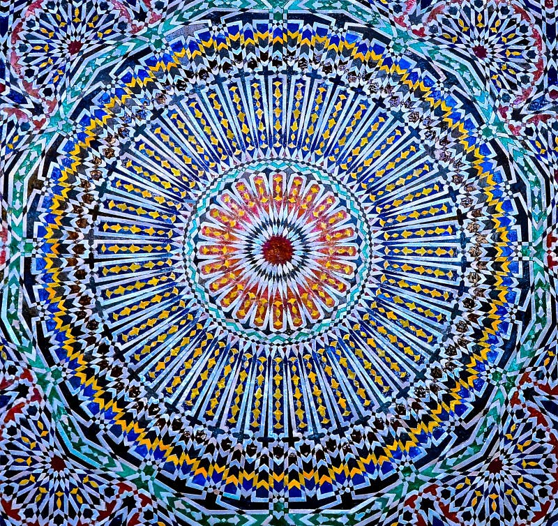 Islamic Mosaics Art Pattern in the Samarkand Stock Image - Image of asia, religion: 273371521