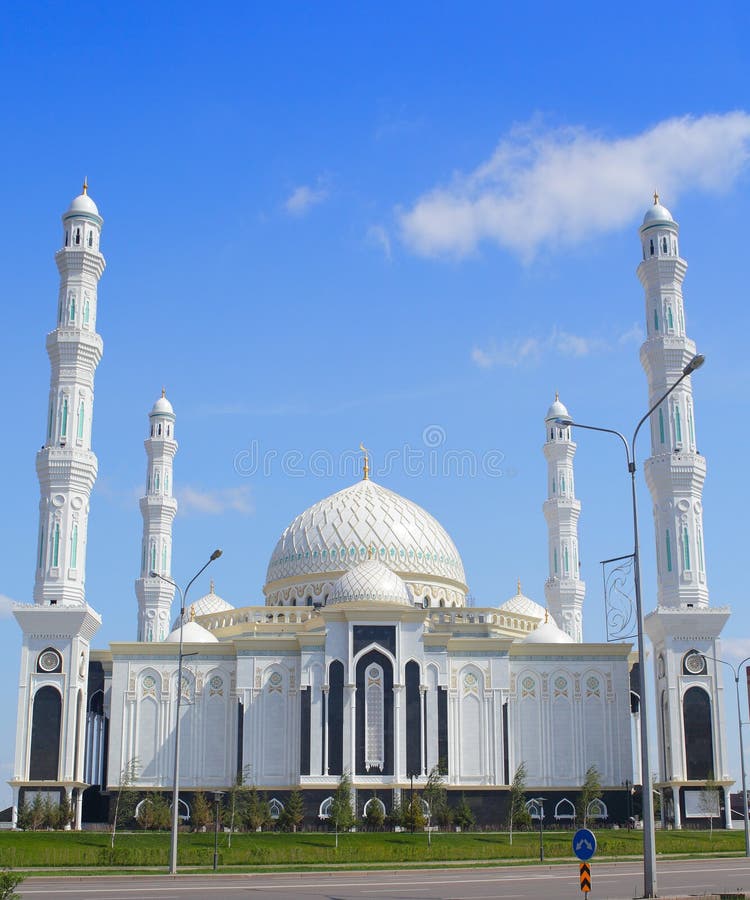 Islamic Mosque in Astana. Kazakhstan Stock Image - Image of east ...
