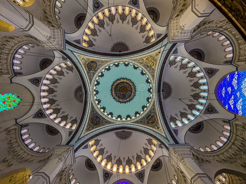 Islamic Mosque Dome Decoration Stock Image - Image of shows, decoration ...