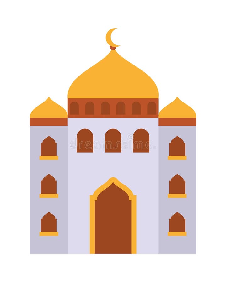 Islamic mosque icon stock vector. Illustration of muslim - 273094658
