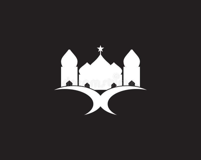 Islamic Mosque Logo Vector Icon Template Stock Illustration ...