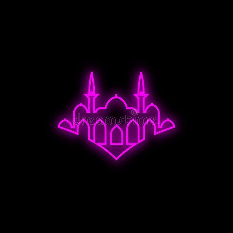 Neon Mosque Stock Illustrations – 2,461 Neon Mosque Stock Illustrations ...