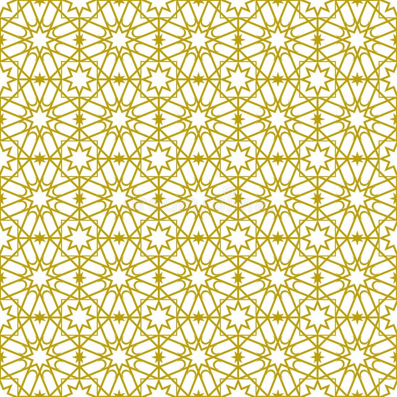 Islamic Ornament Pattern and Motif Stock Illustration - Illustration of ...