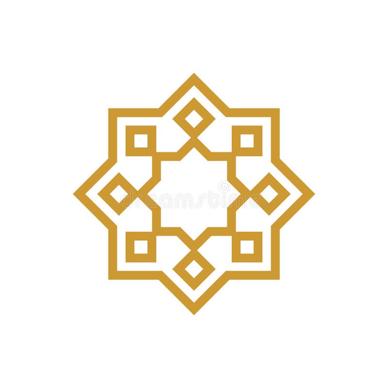 Islamic Ornament - Vector Flat Design Illustration Stock Vector ...