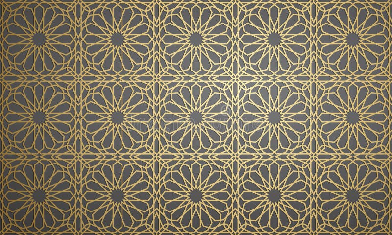 Islamic Ornament Vector , Persian Motiff . 3d Ramadan Islamic Round ...