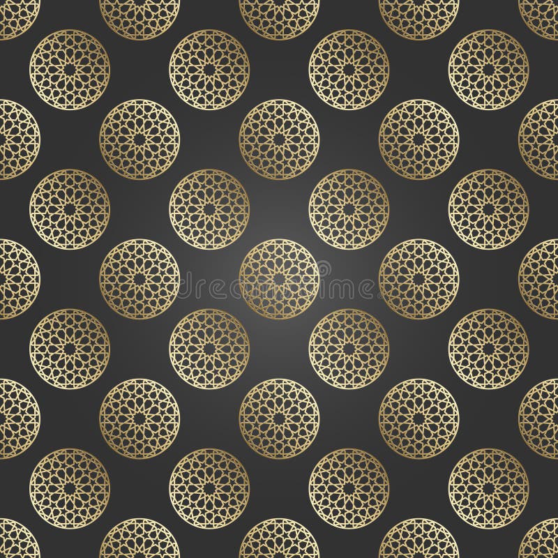 Islamic Ornament Vector, Persian Motiff. 3d Ramadan Islamic Round ...