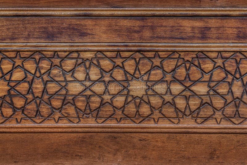 Islamic Pattern. Ancient Islamic Decoration with Geometric Arabesque on ...