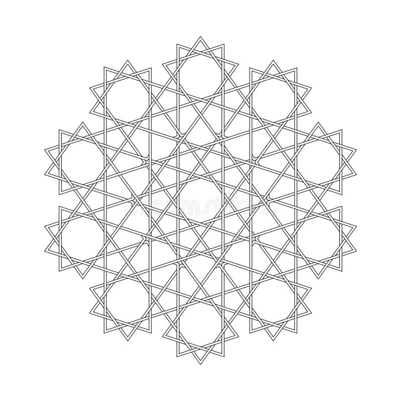 Islamic Seamless Vector Mandala Stock Vector - Illustration of ...