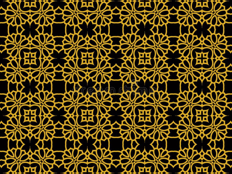 Islamic Pattern. Geometric Background Stock Illustration - Illustration ...