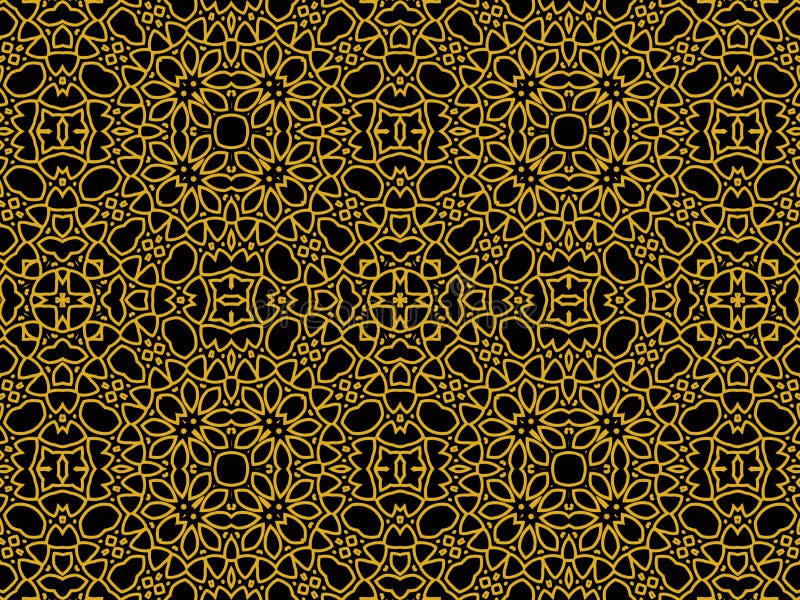 Islamic Pattern. Geometric Background Stock Illustration - Illustration ...