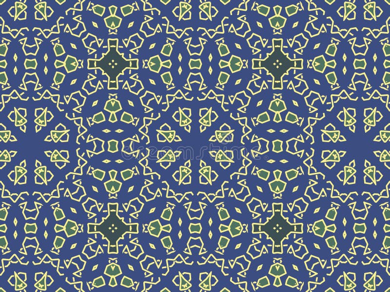 Islamic Pattern Illustration Stock Illustration - Illustration of ...
