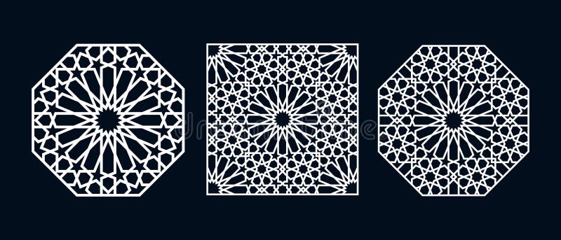 Islamic Pattern for Laser Cutting Ramadan Decor Stock Vector ...