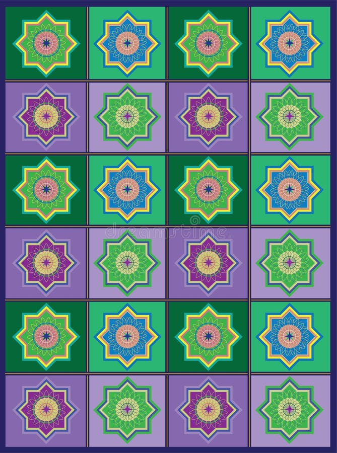 Islamic pattern stock vector. Illustration of classic - 42609627