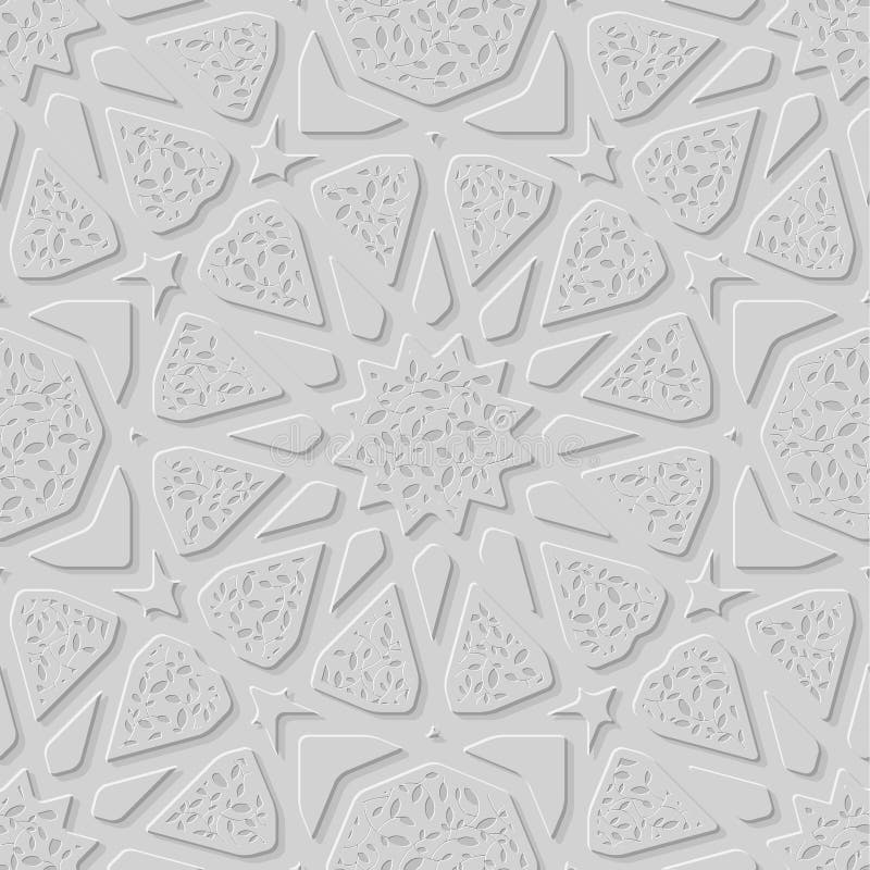 Classic Islamic Seamless Pattern Vector Traditional Line Texture ...