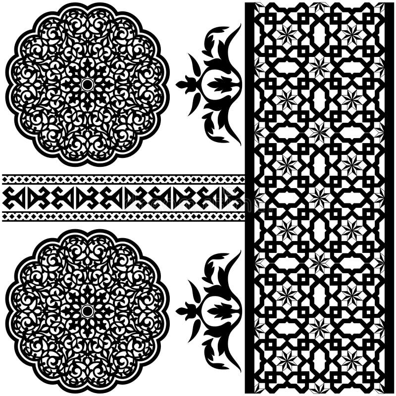 Traditional Middle Eastern / Islamic Patterns Stock Vector ...