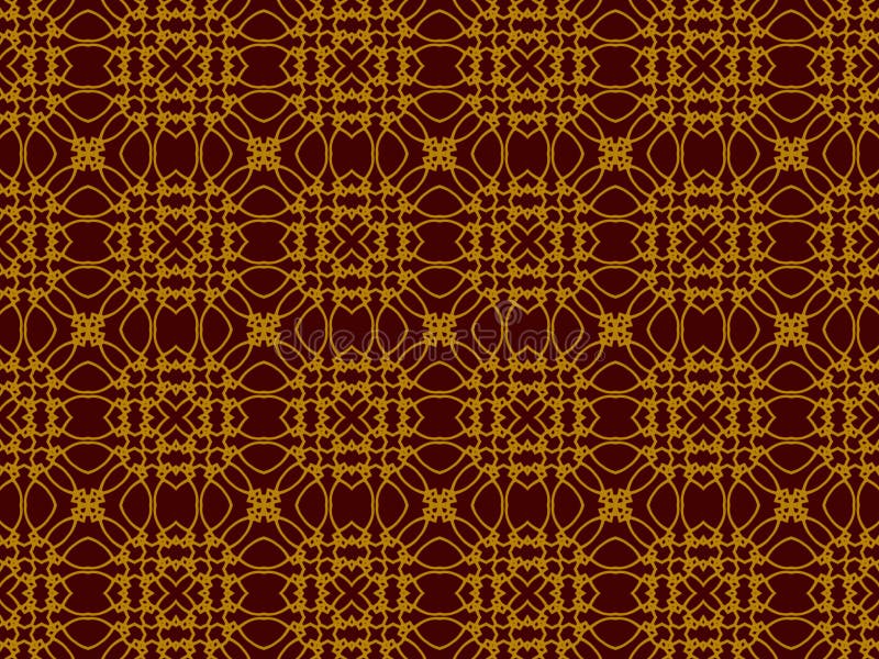 Islamic Art Pattern and Geometric Background Stock Illustration ...