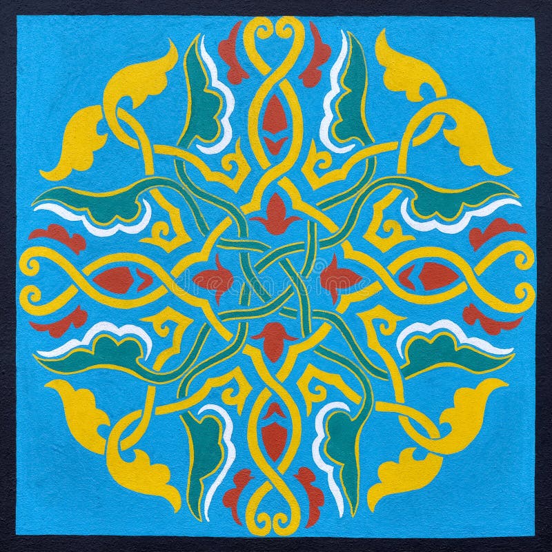 Islamic Patterns In A Square Picture. Image: 27860865