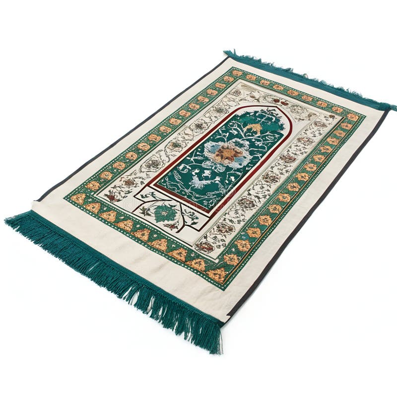 Islamic Prayer Mat Icon stock illustration. Illustration of symbols ...