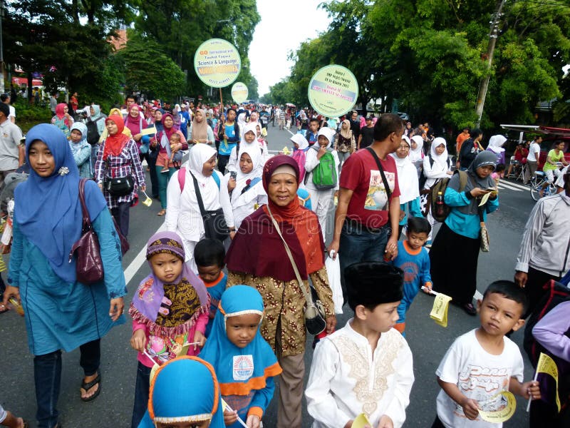 Islamic religious holiday editorial stock photo. Image of indonesia ...
