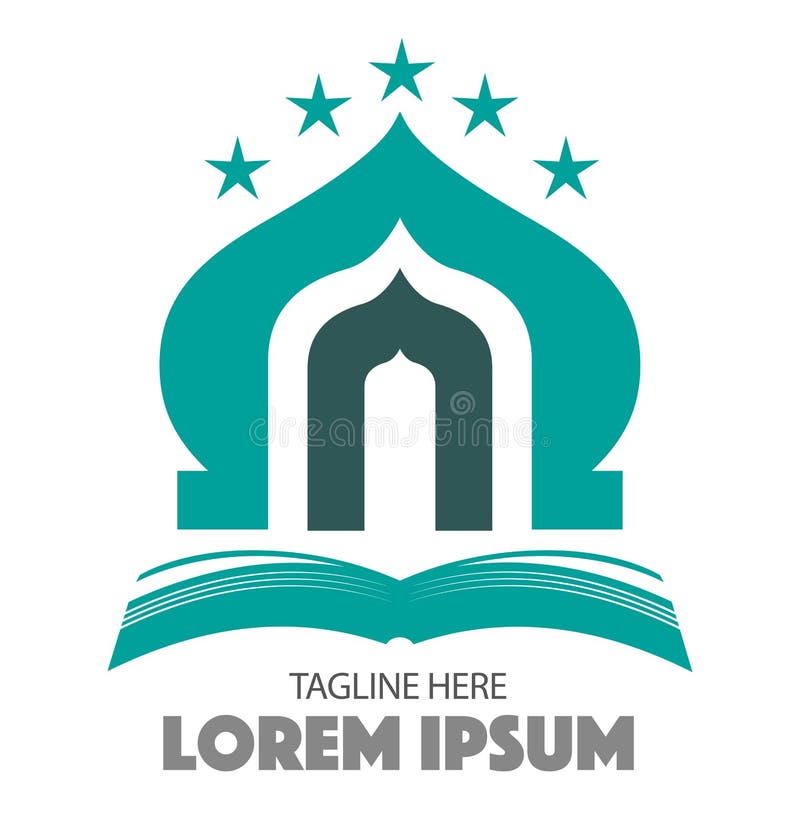 Islamic School Logo or Symbol Stock Vector - Illustration of holy, icon ...