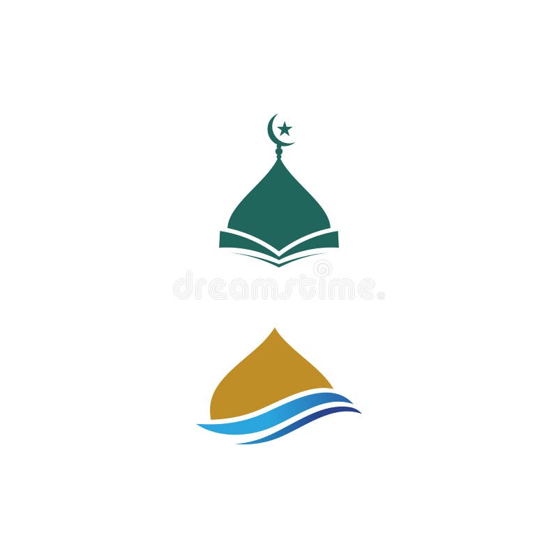 Islamic School Vector Icon Design Illustration Template Stock Vector ...