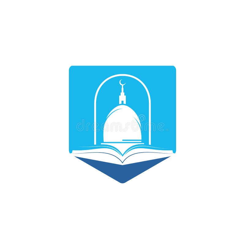 Islamic School Vector Logo Design. Stock Vector - Illustration of ...