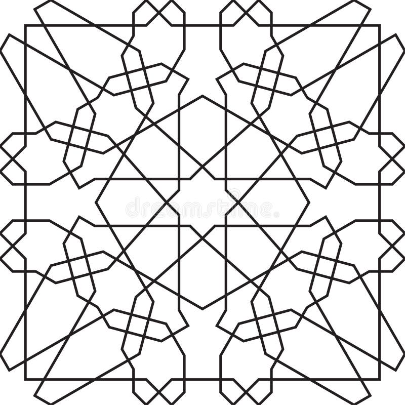 Islamic Line Pattern Stock Illustrations – 24,517 Islamic Line Pattern ...
