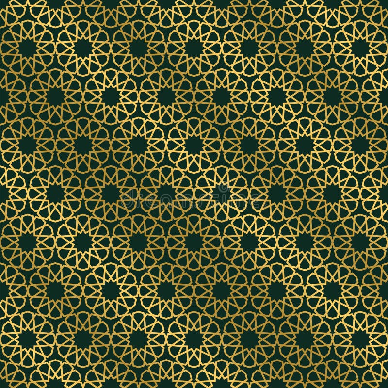 Islamic Seamless Pattern, Abstract Geometric Arabic Ornmament Pattern ...