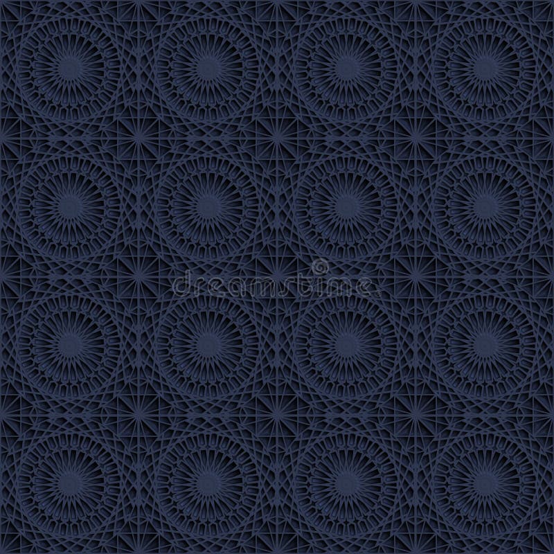 Islamic Seamless Pattern 37 Stock Vector Illustration Of Mosque