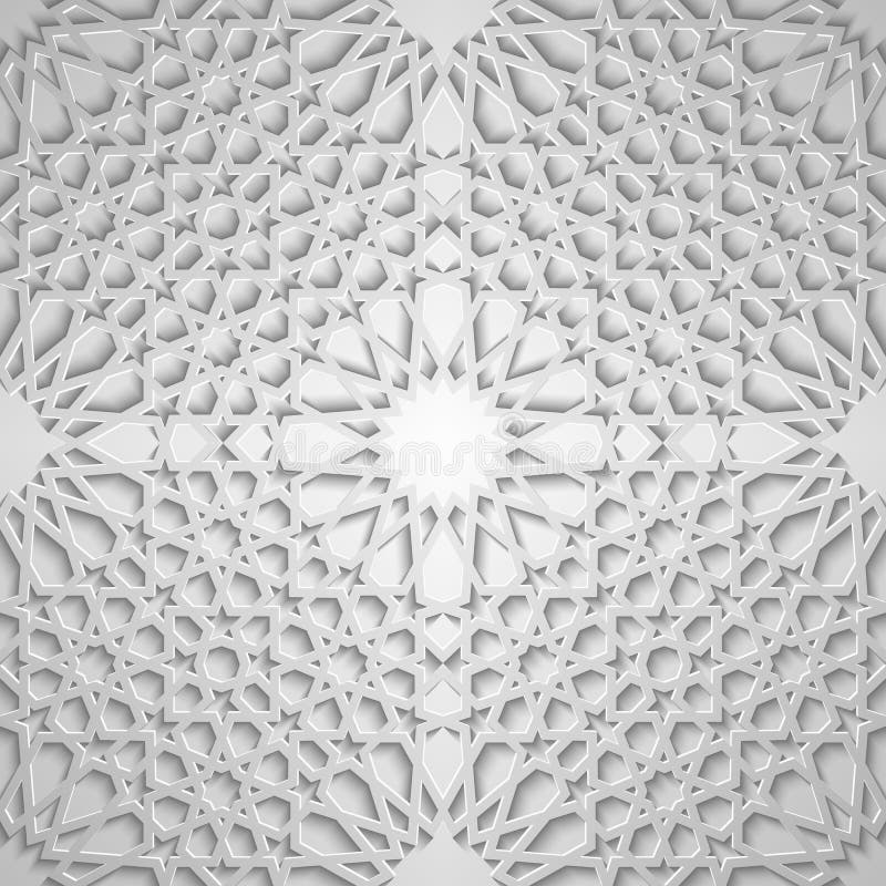 Islamic Seamless Pattern with Stars. Vector Background Stock Vector ...