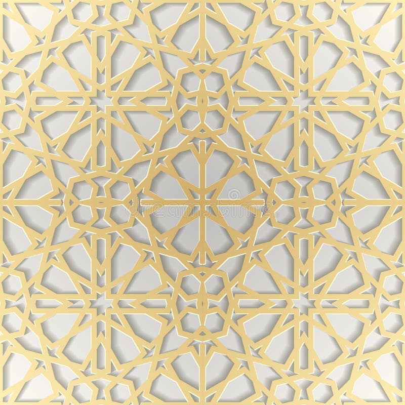 Islamic Seamless Pattern with Stars. Vector Background Stock Vector ...