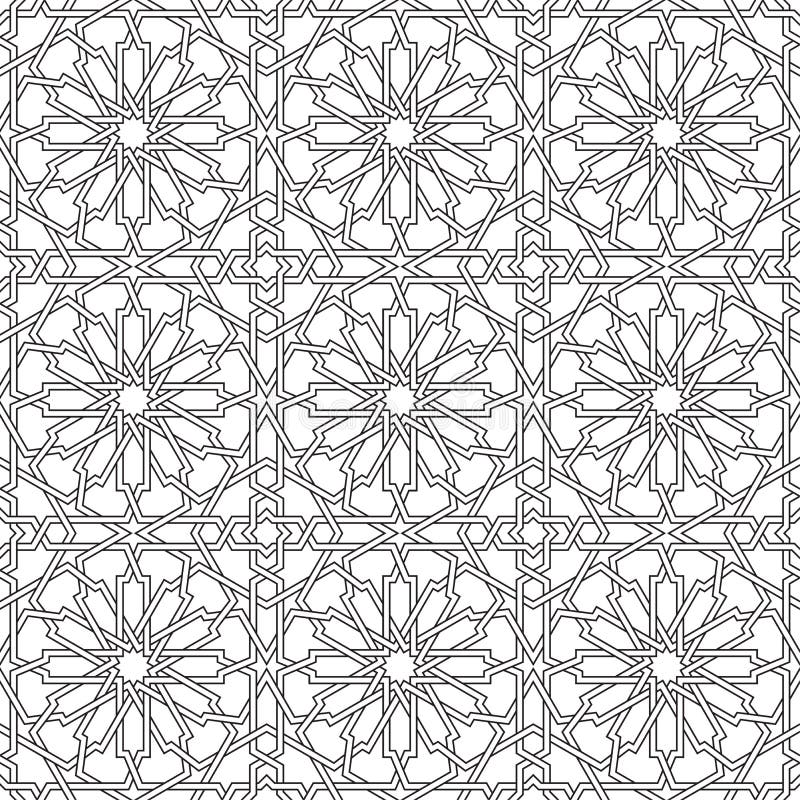 Islamic seamless vector stock vector. Illustration of arabian - 86239945