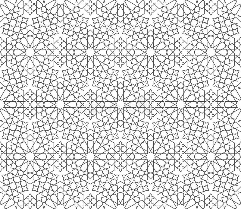 Islamic seamless vector stock vector. Illustration of arabesque - 67075925