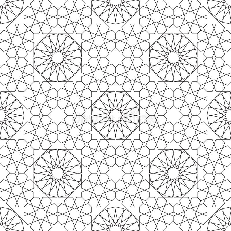 Islamic seamless vector stock vector. Illustration of arabic - 67075927
