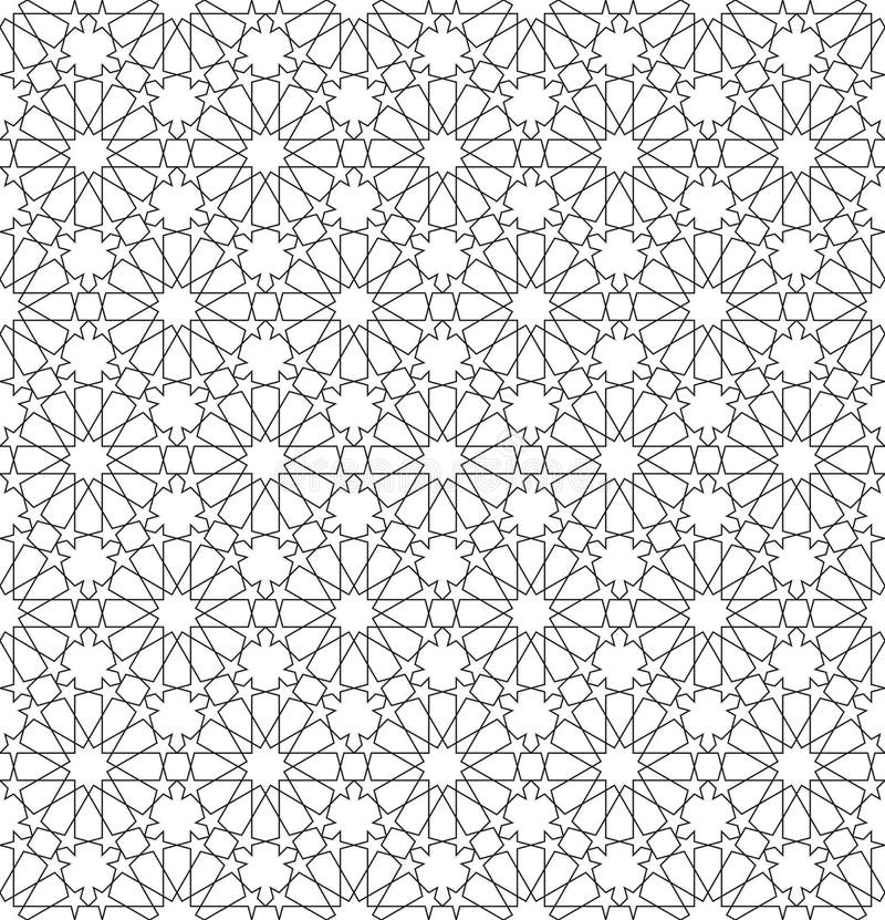 Islamic seamless vector stock vector. Illustration of arab - 67075882